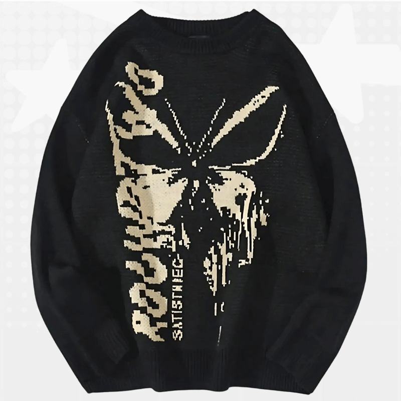 Butterfly Y2K Sweater | Y2k Glory - Y2K Glory