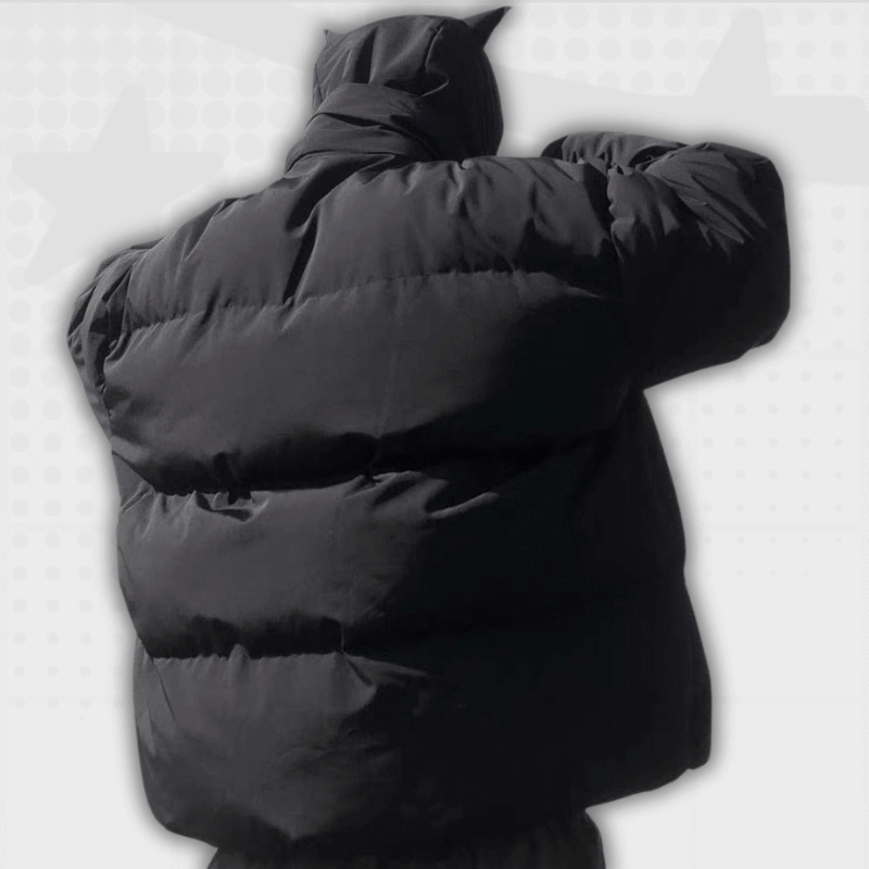 Devil Horn Oversized Y2K Jacket | Y2k Glory - Y2K Glory
