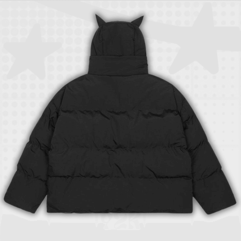 Devil Horn Oversized Y2K Jacket | Y2k Glory - Y2K Glory