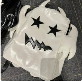 Leather Gothic Y2K Backpack | Y2k Glory - Y2K Glory