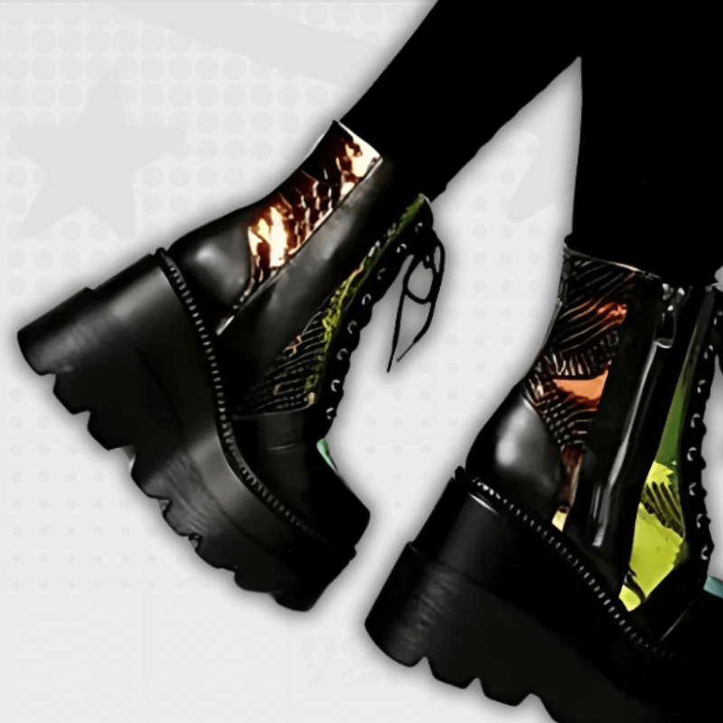Y2K Designer Plateform Boots | Y2k Glory - Y2K Glory